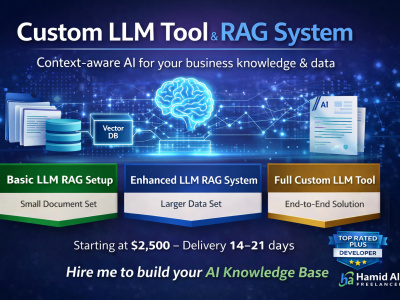 Custom LLM Tool / RAG System | Upwork