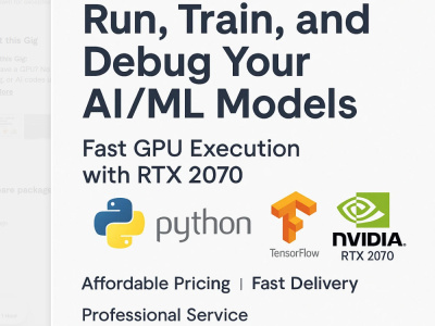 A custom AI/ML model trained from scratch with a functional UI | Upwork