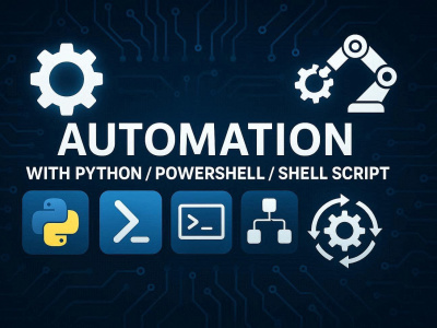Automation help with Python/PowerShell/Shell Scripting | Upwork
