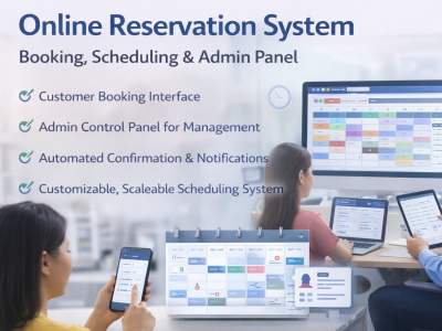 Online Reservation System | Booking, Scheduling & Admin Panel | Upwork