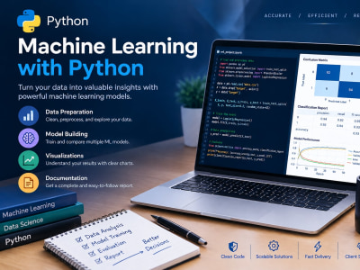 I will build and evaluate machine learning models using Python | Upwork