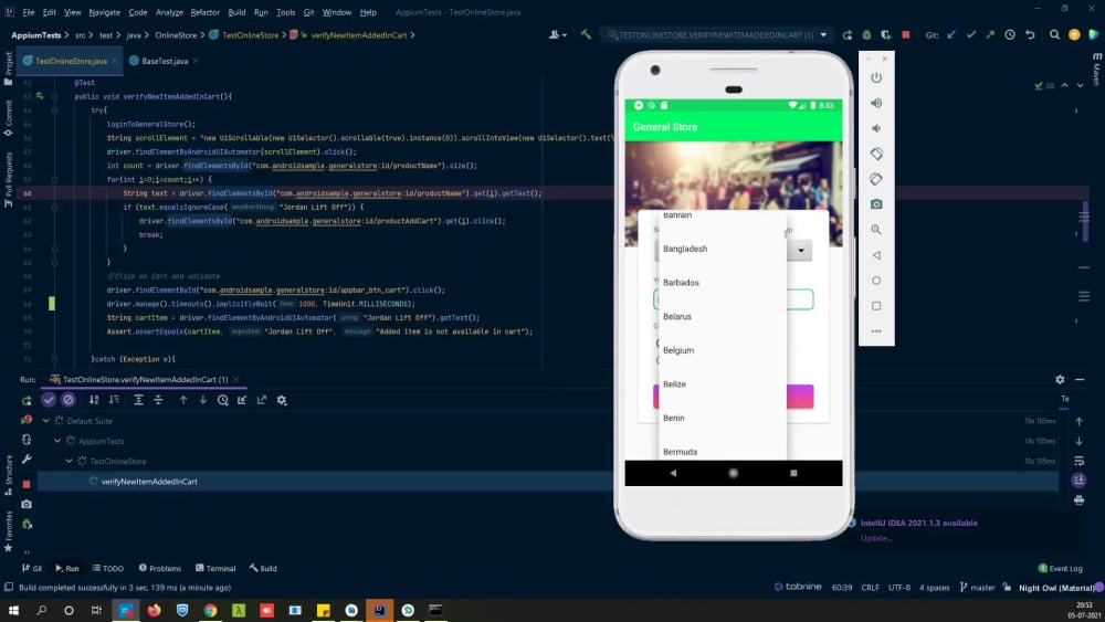 Robust Mobile/Web Automation framework and maintenance | Upwork