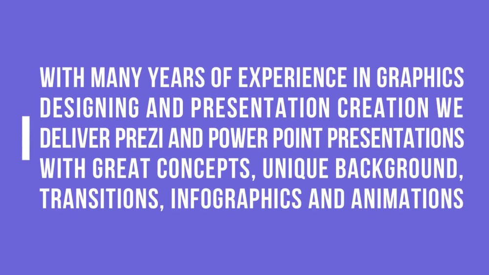 A dynamic Prezi presentation with stunning visuals | Upwork