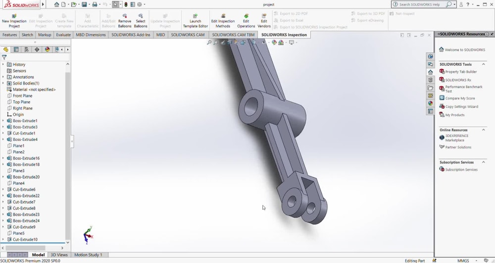 3D machine part drawing | Upwork