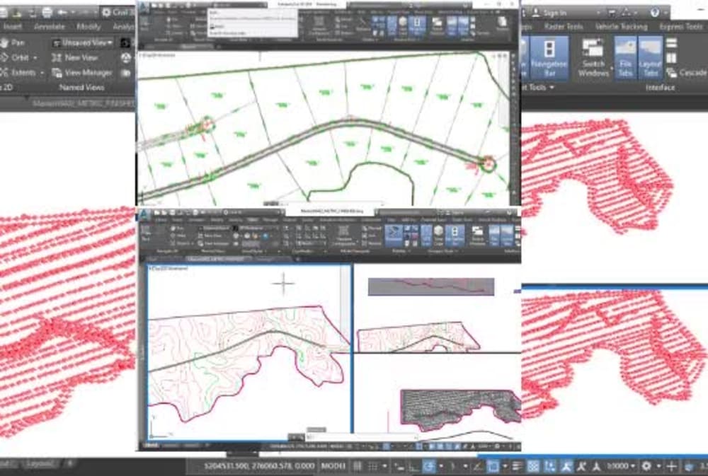 Civil 3d, road design, site grading, landscaping and site layout design ...
