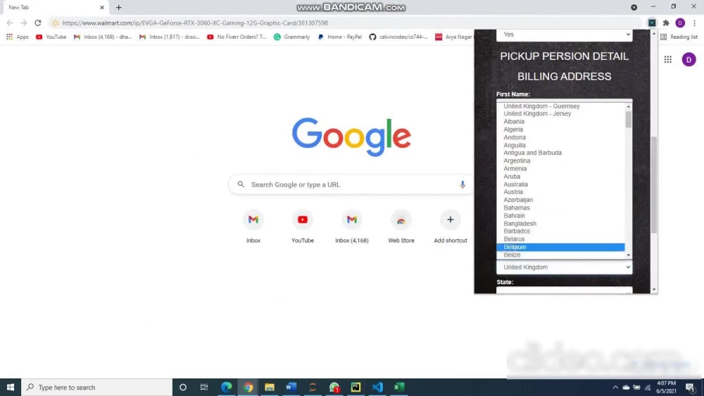 Automation bot for Checkout, form filling, and scraping. | Upwork