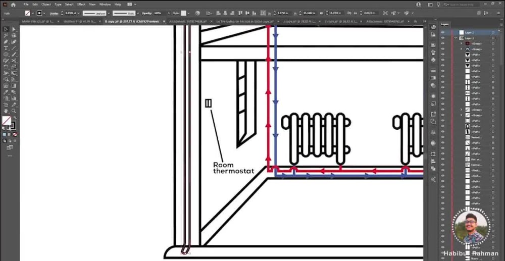 Vector line art illustration, user manual, Products line art | Upwork