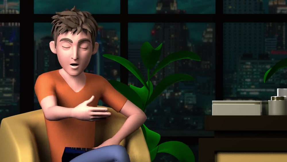 A fantastic 3d Character Animation with Lipsync and Facial Expressions ...