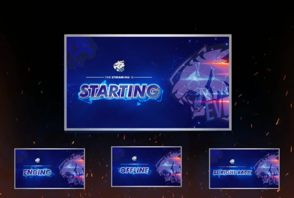 An amazing animated twitch overlay for your stream | Upwork