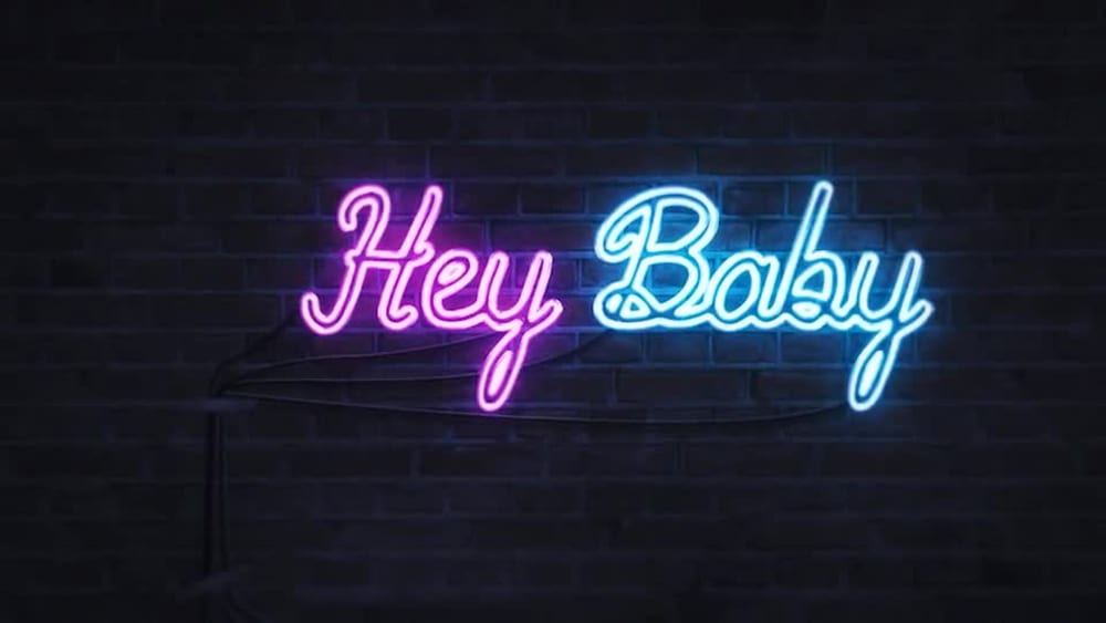 Awesome neon sign light intro logo animation | Upwork