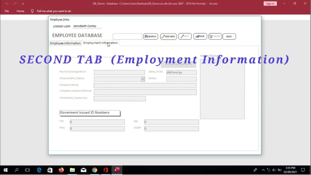 A well design fully functional MS Access application program. | Upwork