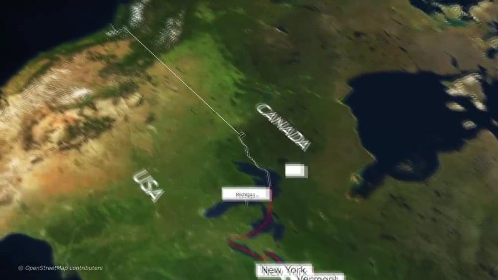 A map animation with motion graphics (like VOX) | Upwork