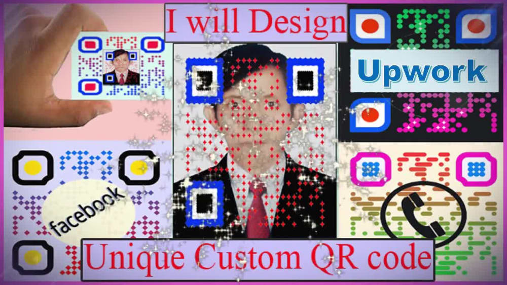 100% Unique custom QR code Design with your requirement in 24hrs | Upwork