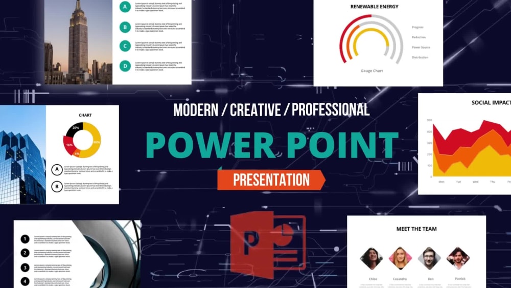 A modern design and professional PowerPoint presentation | Upwork