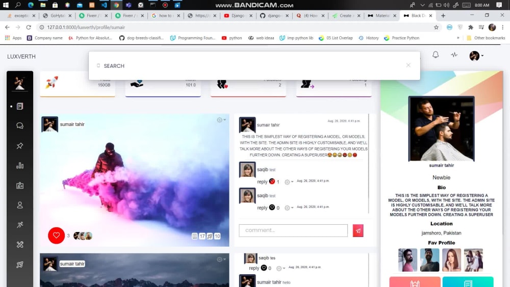 A Fully Functioning Python Django Web Application Upwork 