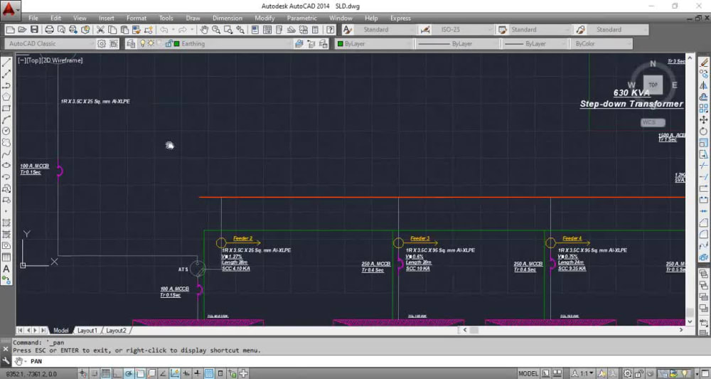 Electrical LV Single Line Diagram | Upwork