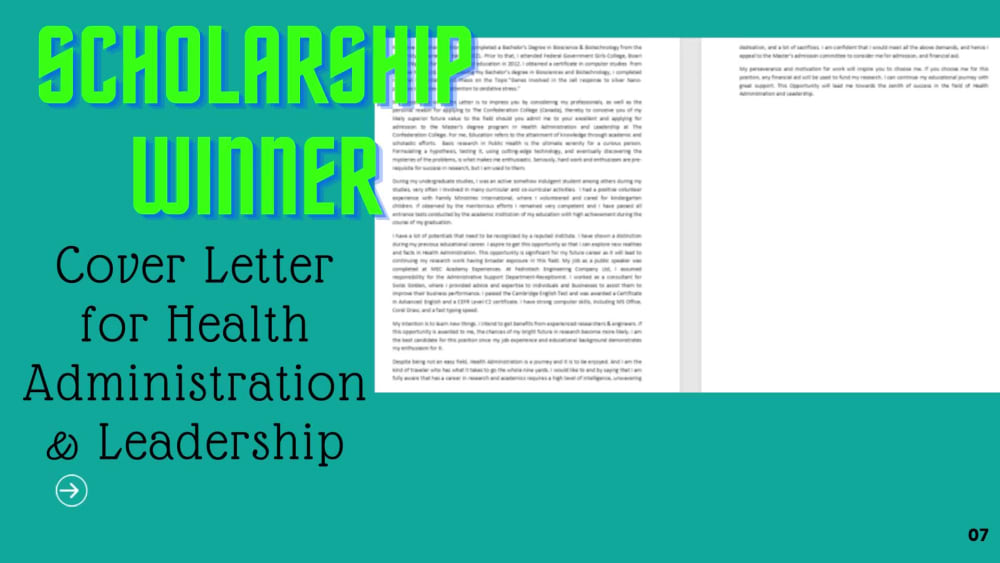 The Best Motivation Letter, Cover Letter, Personal Statement, SOP, LOR ...