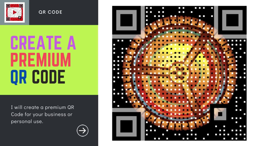 Create a premium QR Code for your business or personal use | Upwork