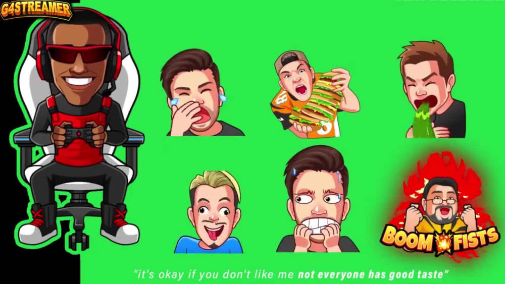 Expressive animated emotes, gifs, bit twitch emotes for your streaming ...