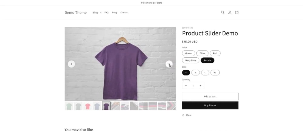 Shopify Dawn theme Product Slider | Upwork