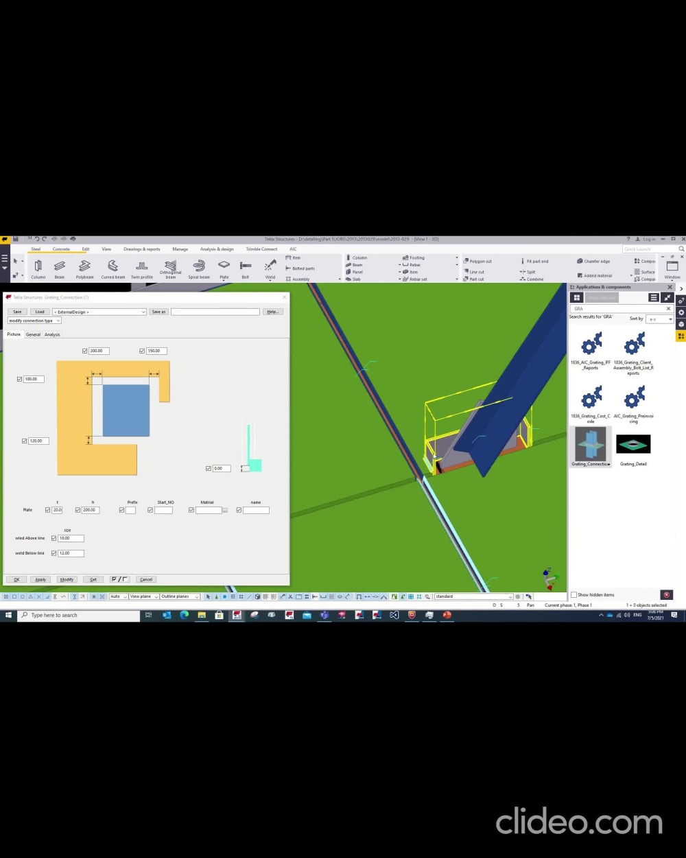 Create hole in steel building grating with toe plates | Upwork