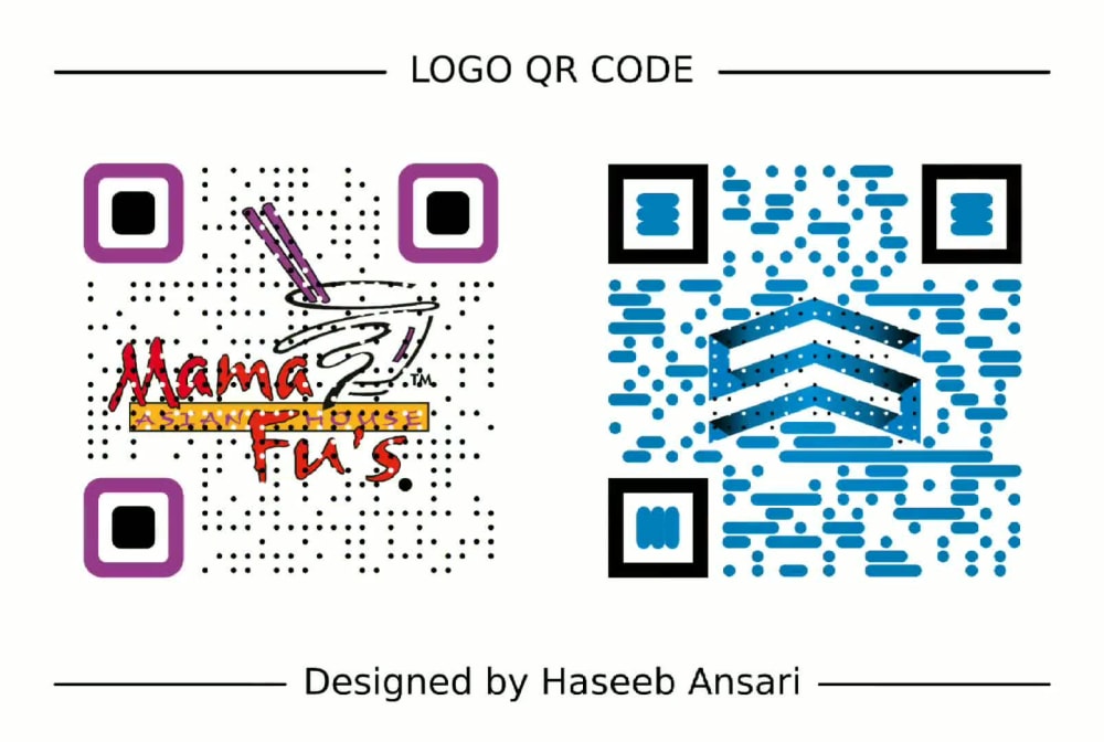 Custome QR Code with your logo | Upwork