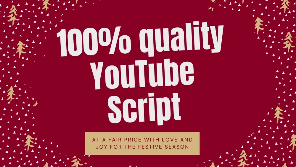 1 Engaging Youtube Script and 5 free SEO-Optimized Titles | Upwork