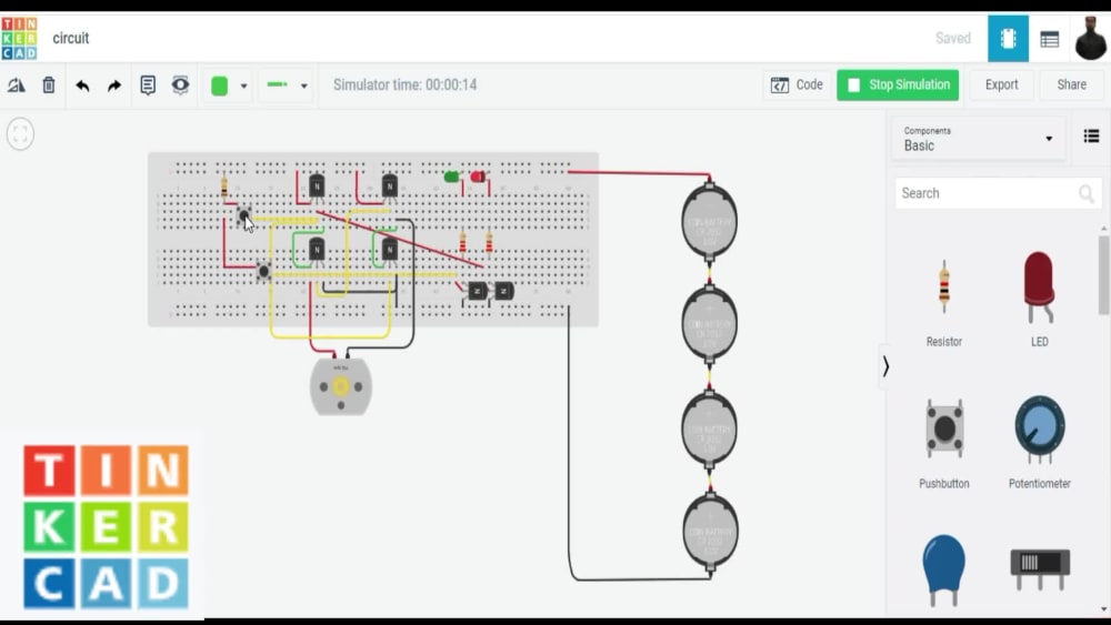 Simulation Of Any Electrical Circuits On Tinkercad Upwork