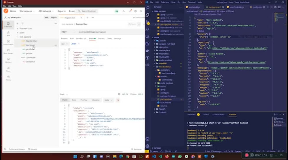 A Responsive Javascript Nodejs Expressjs Mongodb Restful Api Upwork