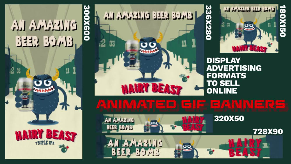 A 100 percent unique custom animated banner ad | Upwork