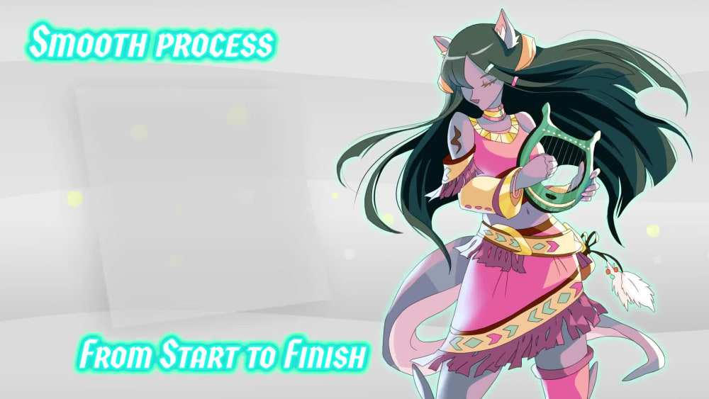 1 character or creature design in anime style | Upwork