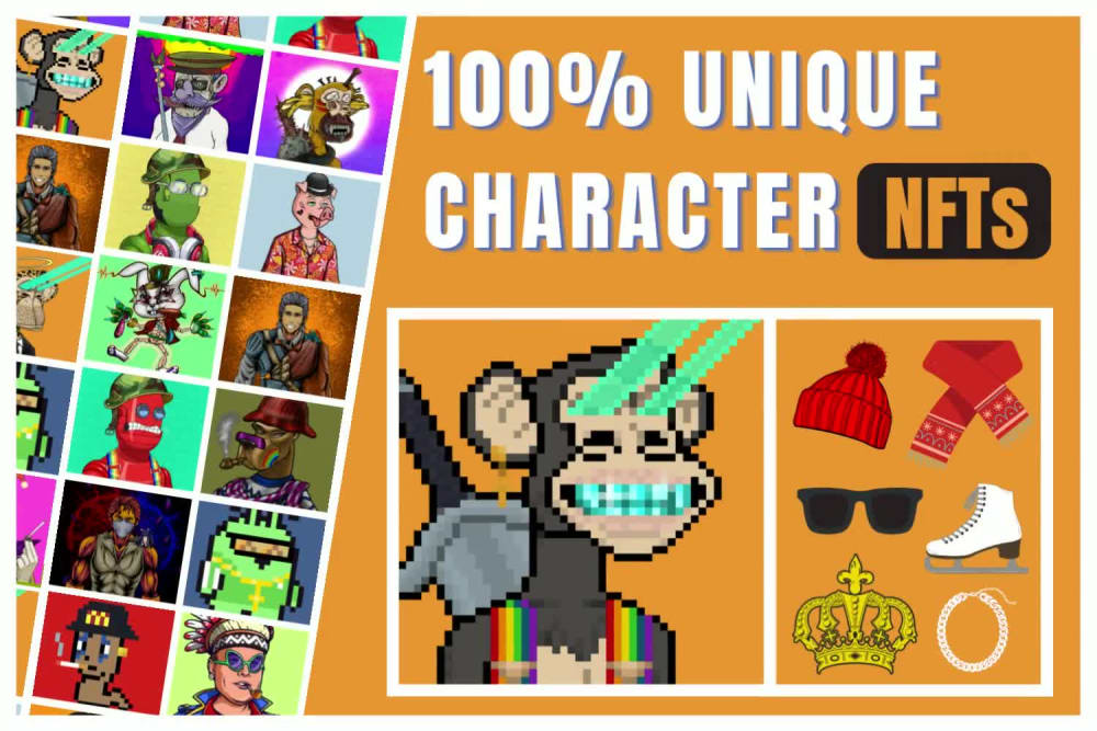 Unique NFT Art Collection with 100, 1k, 10k NFTs for Opensea | Upwork