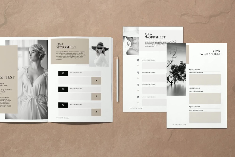 A modern, timeless designed workbook or coursebook | Upwork