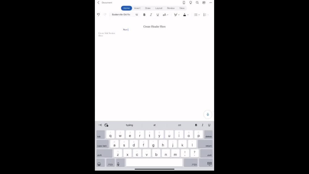 A well formatted, editable Word document Letterhead. | Upwork
