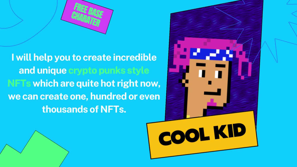 Pixel nft art collection up to 10k | Upwork