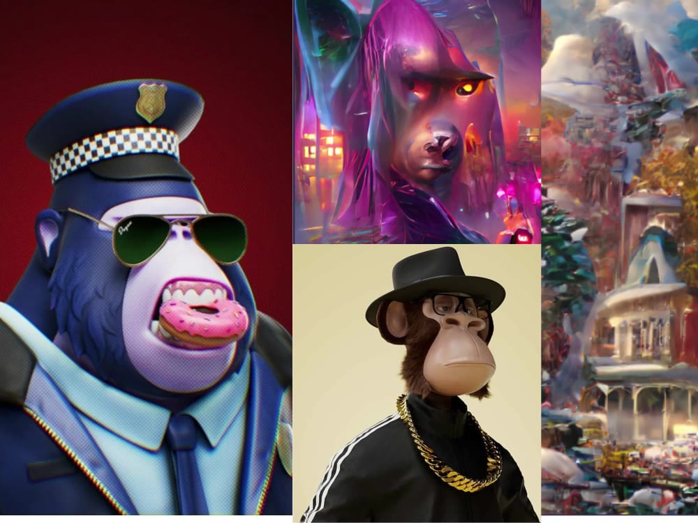 Unique nft generated artwork nft blockchain nft minting marketplace ...