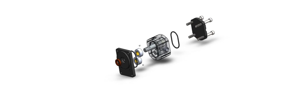 Amazing mechanical design of Hydraulic Pump in SolidWorks and Blender ...