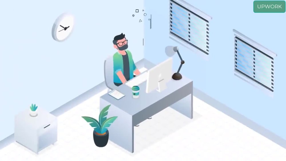 A custom 2d isometric explainer video animation | Upwork