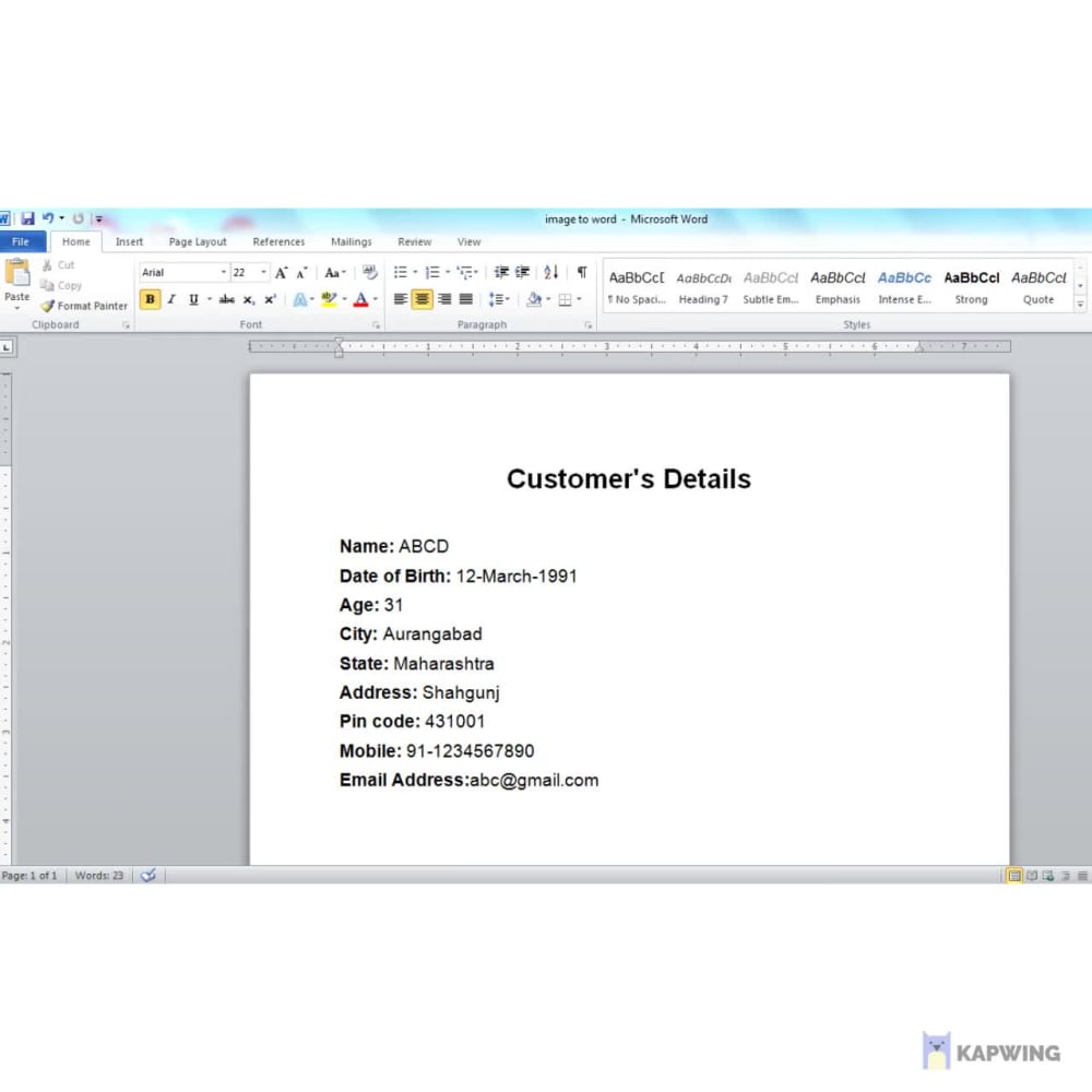Your Images Converted into Word and PDF Files | Upwork