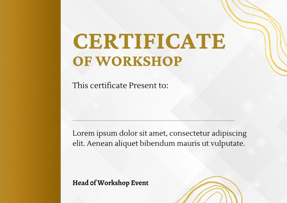 A Professional Certificate design for your course within 24 Hours | Upwork