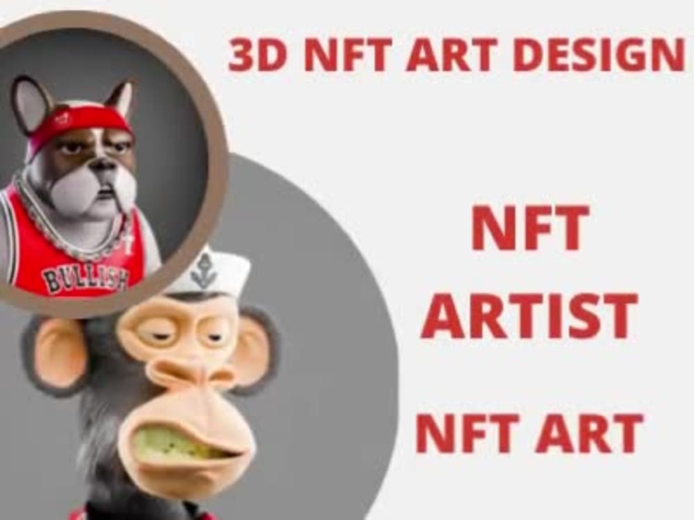 3d nft art character, 3d nft 10k collection opensea | Upwork