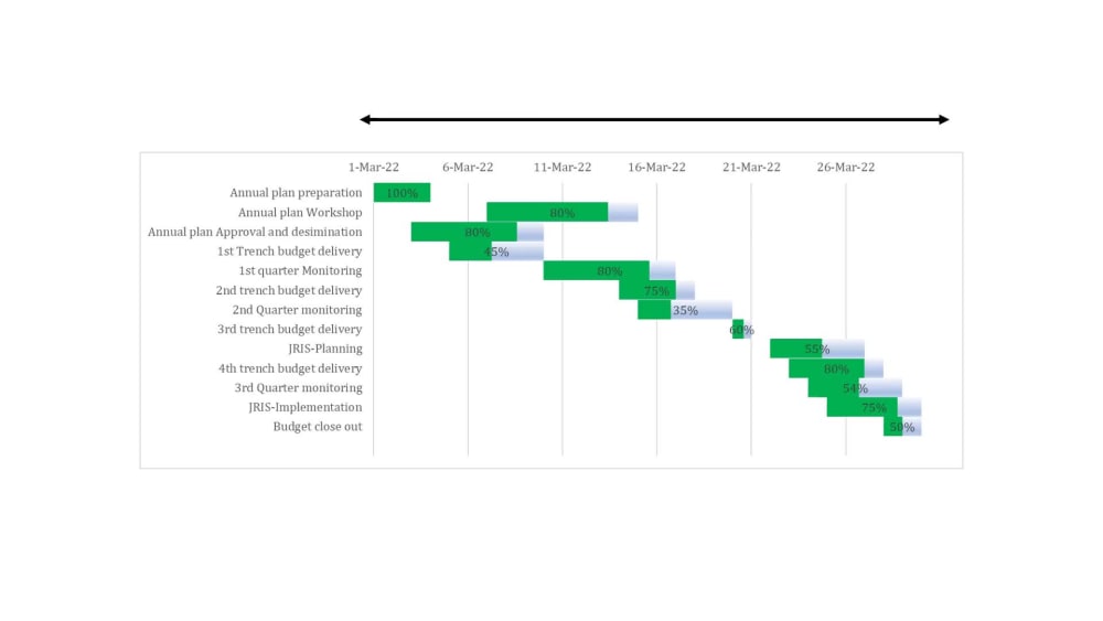 Stunning Gantt Chart for Project management | Upwork