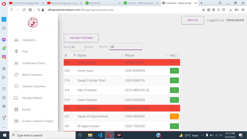 A custom php website or web application | Upwork