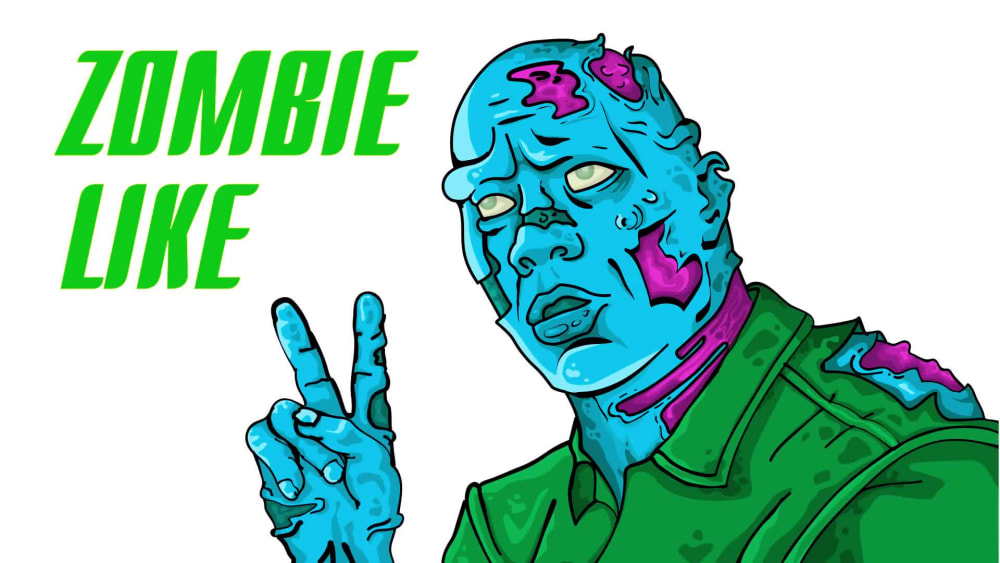 Drawing your zombie portrait | Upwork