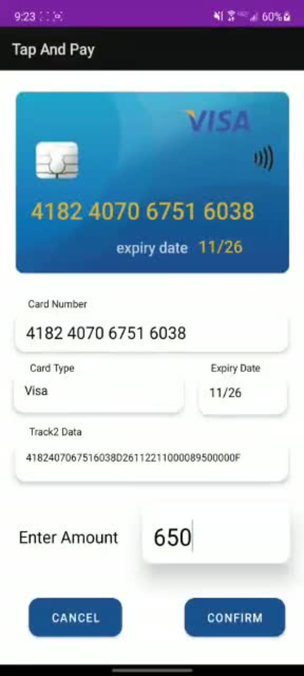 Android App which read the contactless EMV card. | Upwork