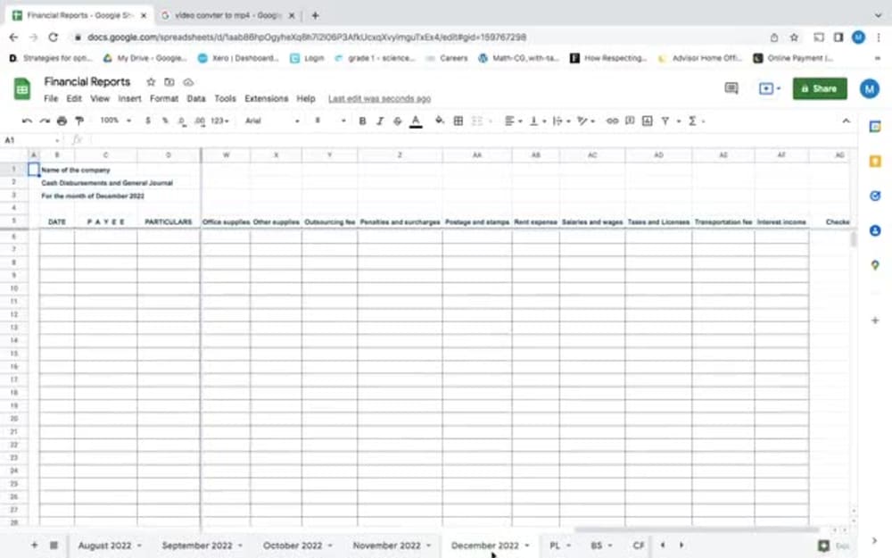 A ready made financial report template | Upwork