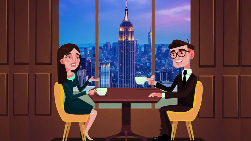 An animated explainer video, marketing video for business and sales ...