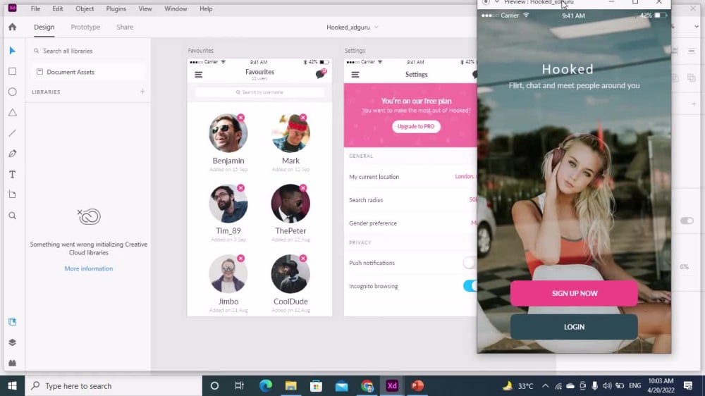 Interactive UI UX designs for Mobile App and websites. | Upwork
