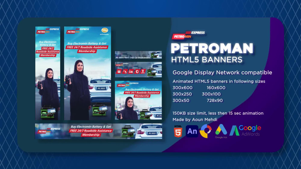 Animated HTML5 Banner ads with unlimited revisions until satisfaction ...