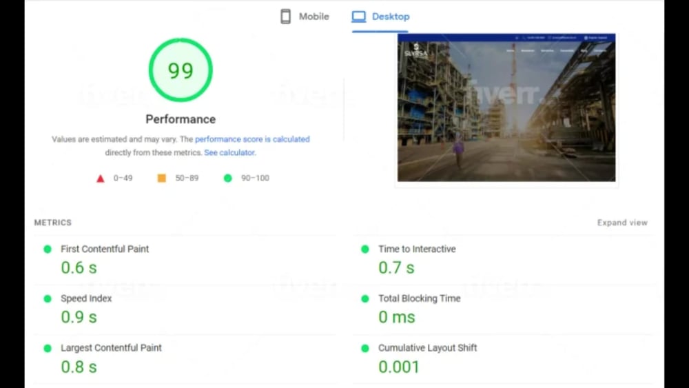 WordPress website page speed optimization Expert [90% score guarantee] | Upwork